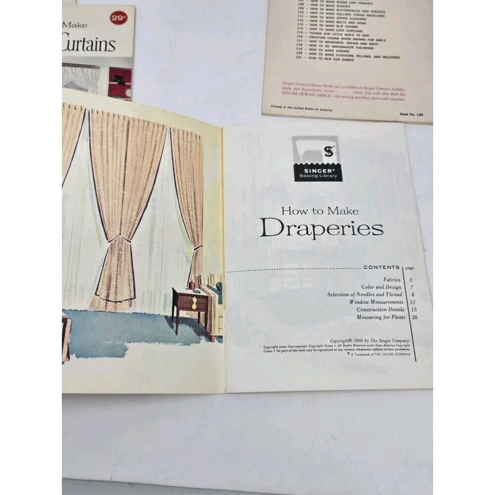 Singer | Other | Vintage Singer Sewing Library Pamphlets Booklets 96s ...